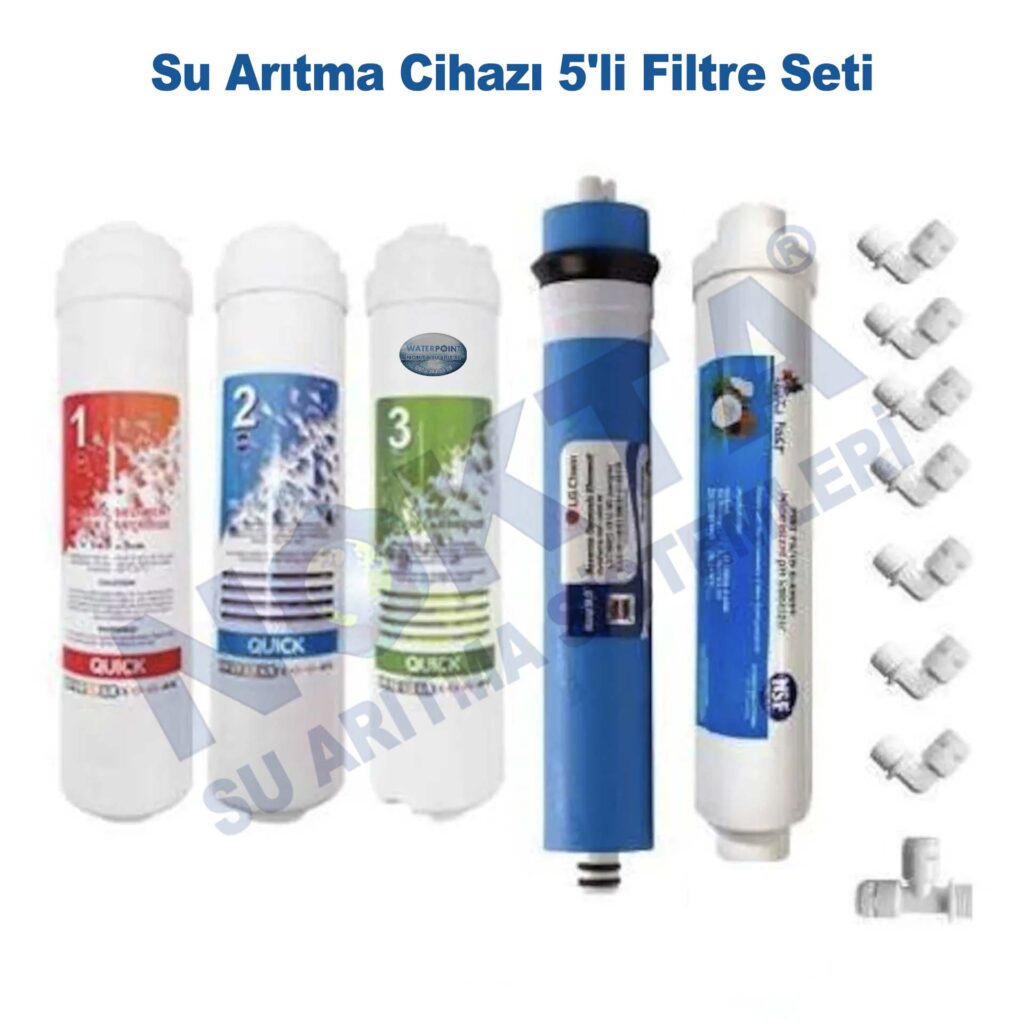 Su Arıtma Filtresi 5 Li Set - Nokta Su Arıtma